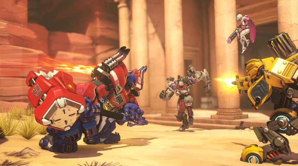 Overwatch 2 Unveils Abandoned Transformers Crossover Skins for Pharah ...