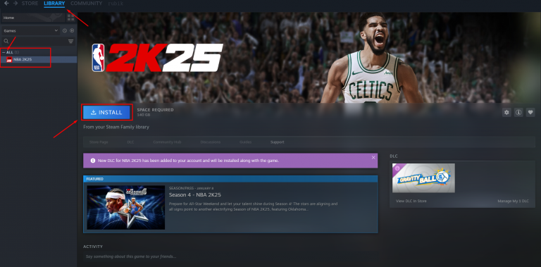 NBA 2K25 on VPesports - Download free from steam + GUIDE