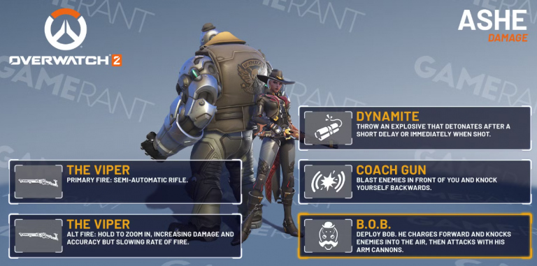 Ashe Overwatch 2 — guide, formation history, abilities and tactics of ...