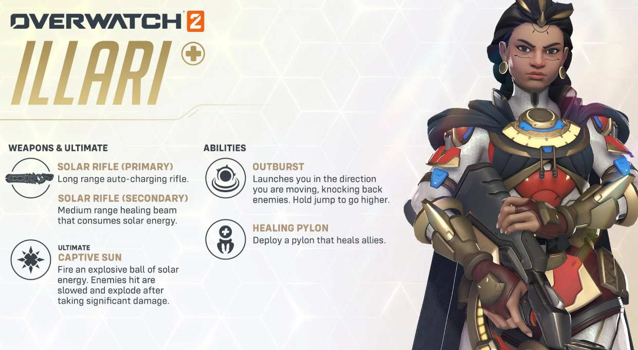 Illari Overwatch 2 — Abilities, Weapons, story and Hero guide